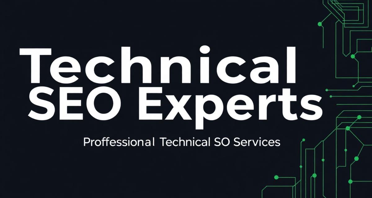Technical SEO Experts — Professional Technical SEO Services